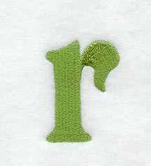 Victorian Lower Case Letter r (3 Inch) – Embroidery Library
