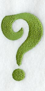 Victorian Question Mark (3 Inch) – Embroidery Library