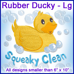 A Rubber Ducky Design Pack – Embroidery Library