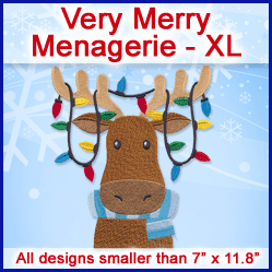 A Very Merry Menagerie Design Pack – Embroidery Library