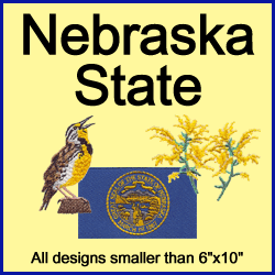 A Nebraska State Design Pack – Embroidery Library