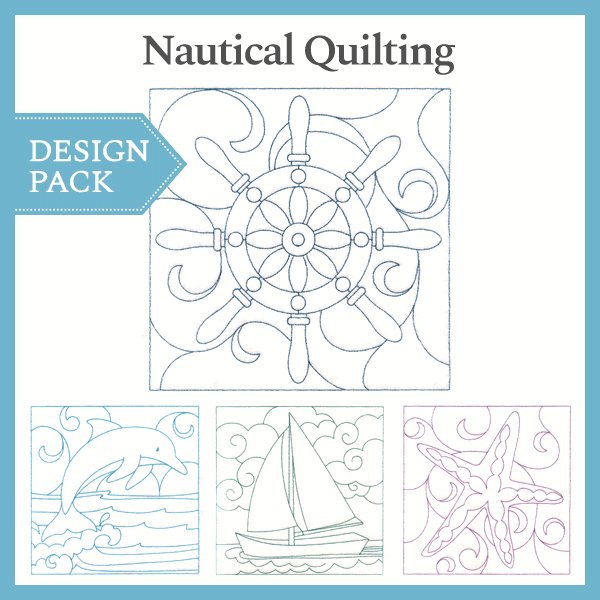 A Nautical Quilting Design Pack – Embroidery Library