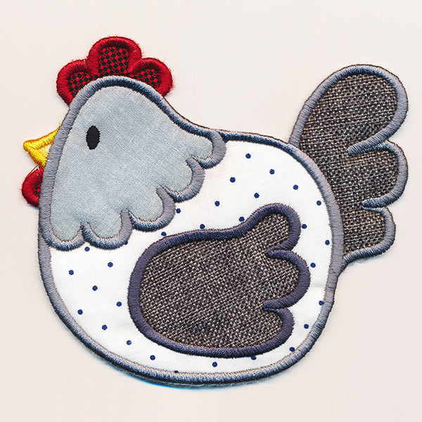 Farmhouse Chicken Trivet (In-the-Hoop) – Embroidery Library