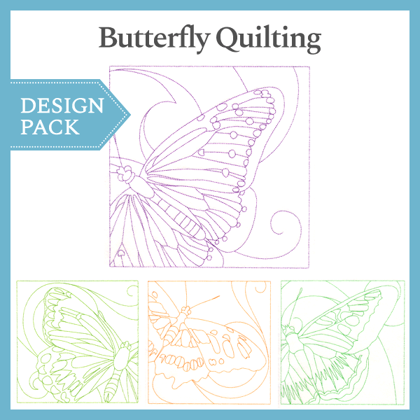A Butterfly Quilting Design Pack – Embroidery Library