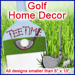 Golf Home Decor Design Pack – Embroidery Library