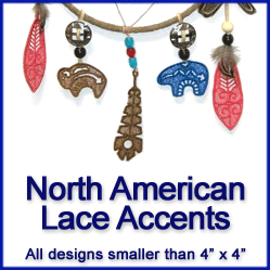 A Native American Embellishments (Lace) Design Pack – Embroidery Library