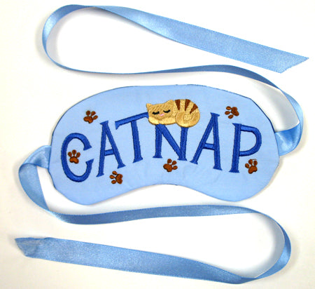 Cat Nap Sleep Mask (In-the-Hoop) – Embroidery Library