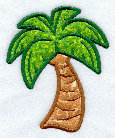 Palm Tree (Applique) – Embroidery Library