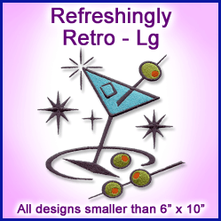 A Refreshingly Retro Design Pack – Embroidery Library