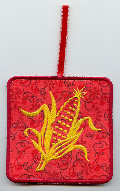 Towel Topper - Corn (In-the-Hoop) – Embroidery Library