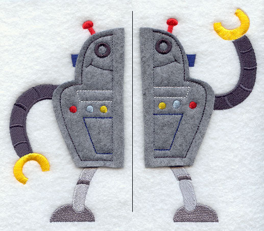 Eeep Robot (Split, Crafty Cut Applique) – Embroidery Library