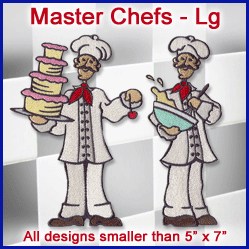 A Master Chefs Design Pack – Embroidery Library
