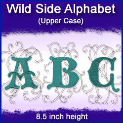 A Wild Side Alphabet Design Pack – Embroidery Library