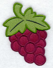 Grape (Applique) - Mirror – Embroidery Library
