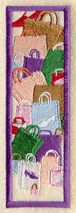 Shopping Bags Bookmark (In-the-Hoop) – Embroidery Library