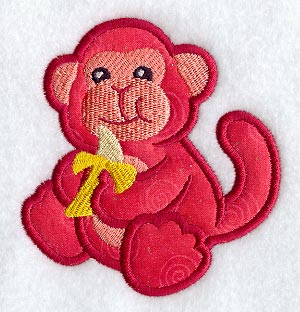 Mandy Monkey (Applique) – Embroidery Library