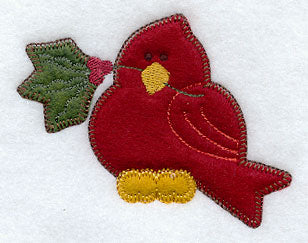 Christmas Cardinal (Heirloom Applique) – Embroidery Library