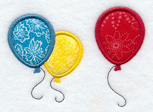 Balloons (Applique) – Embroidery Library