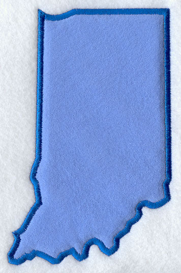 Indiana State (Applique) – Embroidery Library