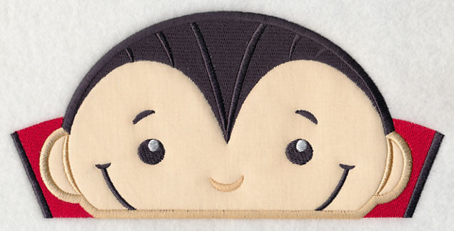 Peeking Vampire (Applique) – Embroidery Library