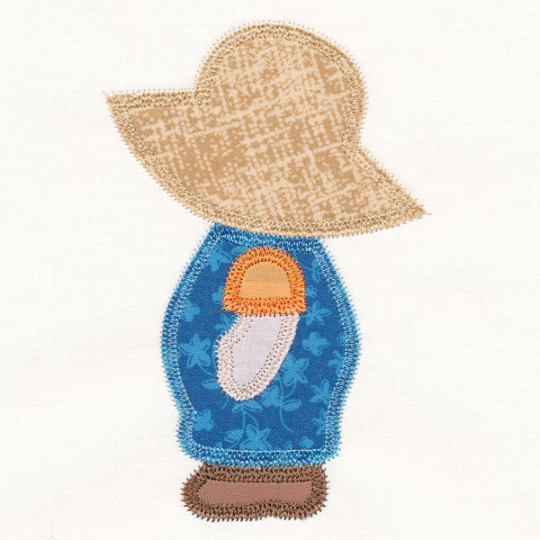 Fisherman Fred Quilt Block (In-the-Hoop) – Embroidery Library