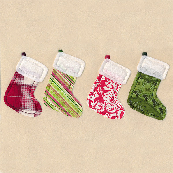 Christmas Stockings Border (Crafty Cut Applique) – Embroidery Library
