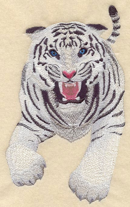 Roaring Tiger - Body – Embroidery Library
